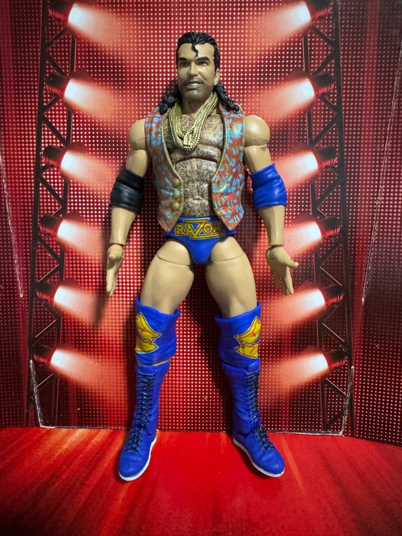 WWE Elite Series: Razor Ramon, Hobbies & Toys, Toys & Games on Carousell