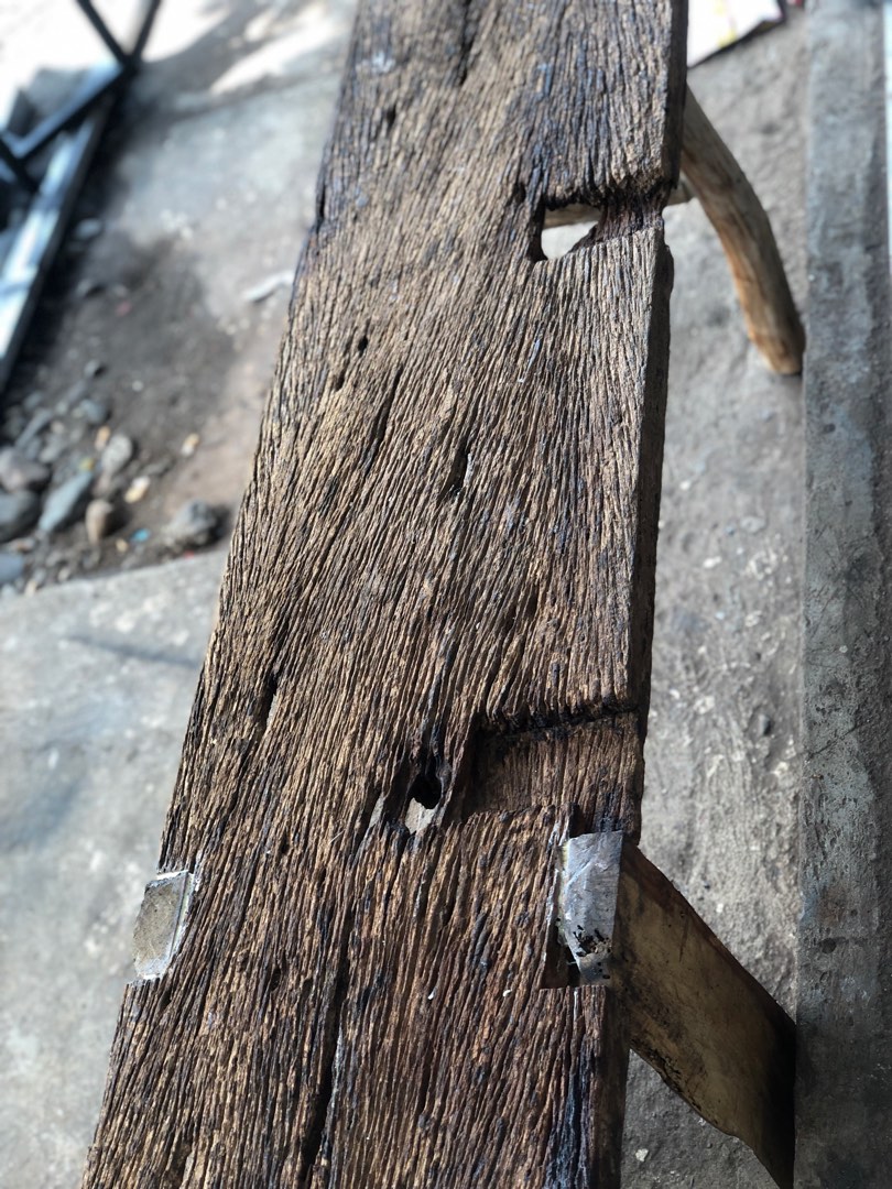 Yakal bench, Furniture & Home Living, Outdoor Furniture on Carousell