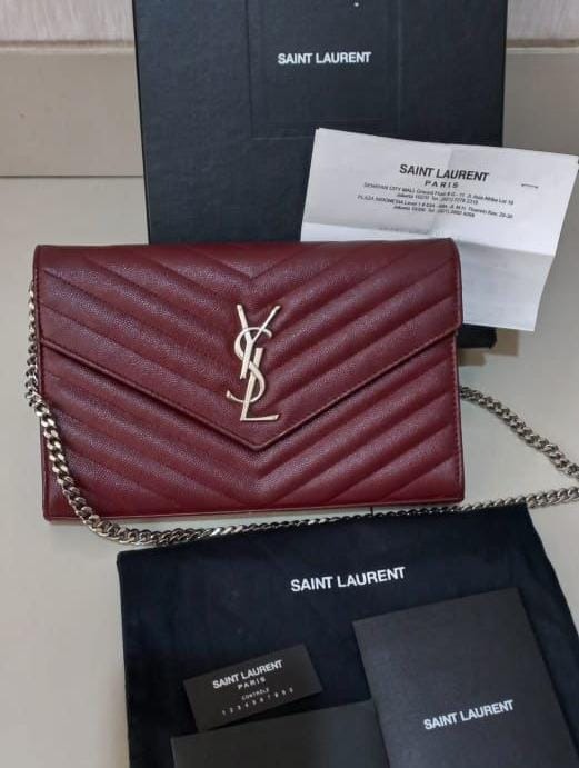 YSL woc 22 SHW th 2018 with box, receipt indo, db, booklet d, Barang ...