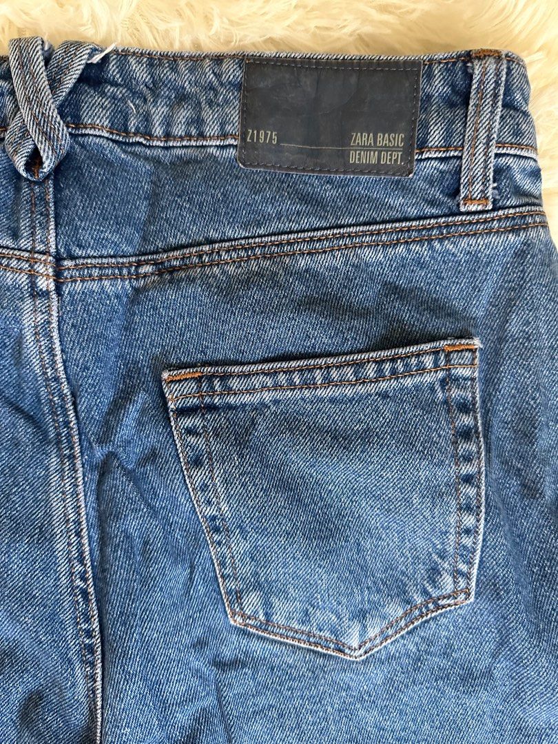 ZARA Basic Denim, Women's Fashion, Bottoms, Jeans on Carousell