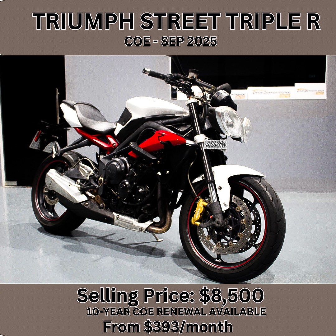 $0 Downpayment Triumph Street Triple R, Motorcycles, Motorcycles for ...