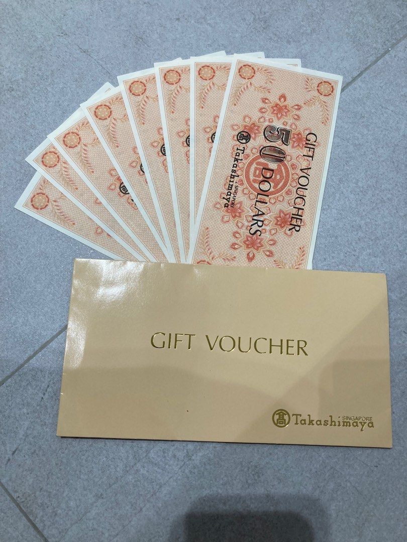 -10% Value Takashimaya voucher, Tickets & Vouchers, Vouchers on Carousell