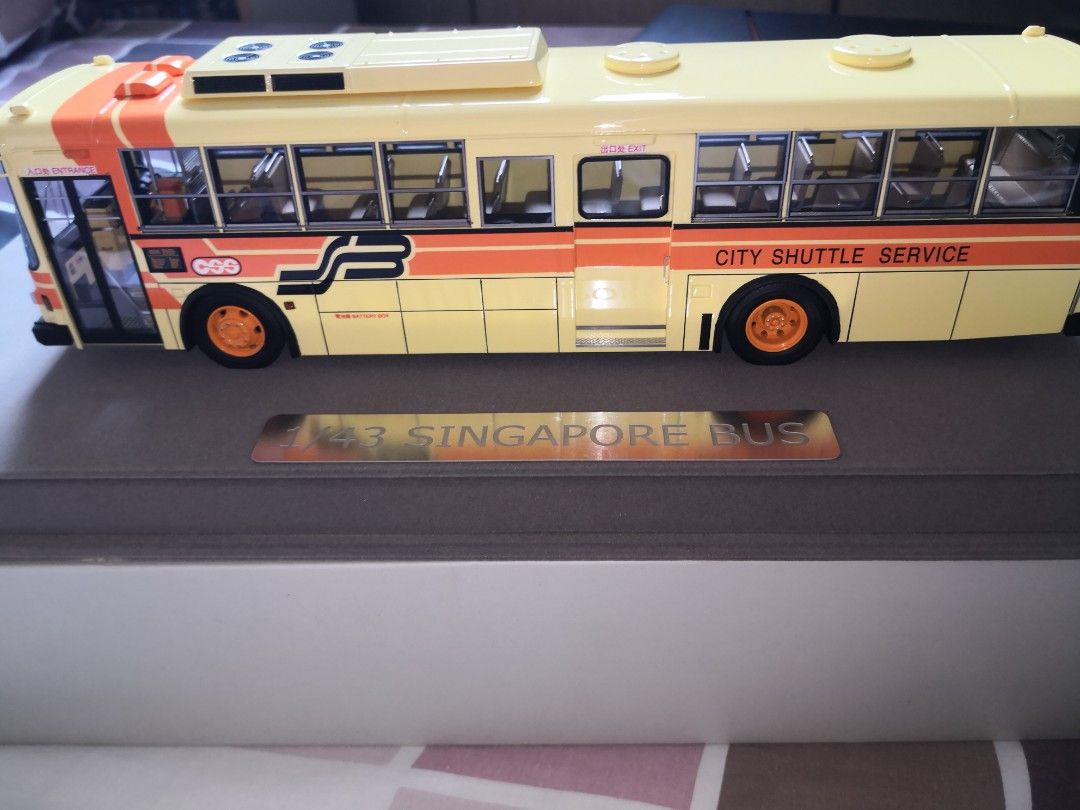 1:43 Limited Singapore City Shuttle Limited Pieces 88 Sg Buses CSS, Hobbies & Toys, Toys & Games ...