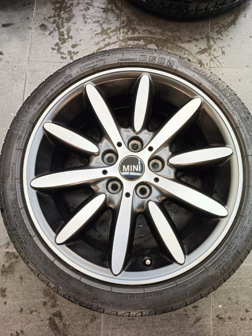 1set original Mini Cooper s wheel with Tyres, Car Accessories, Tyres ...