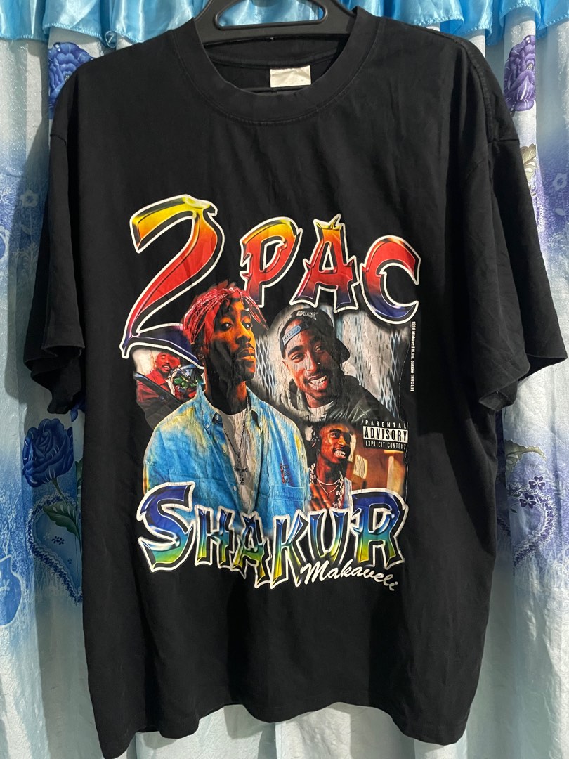2pac Shirt, Men's Fashion, Tops & Sets, Tshirts & Polo Shirts on Carousell