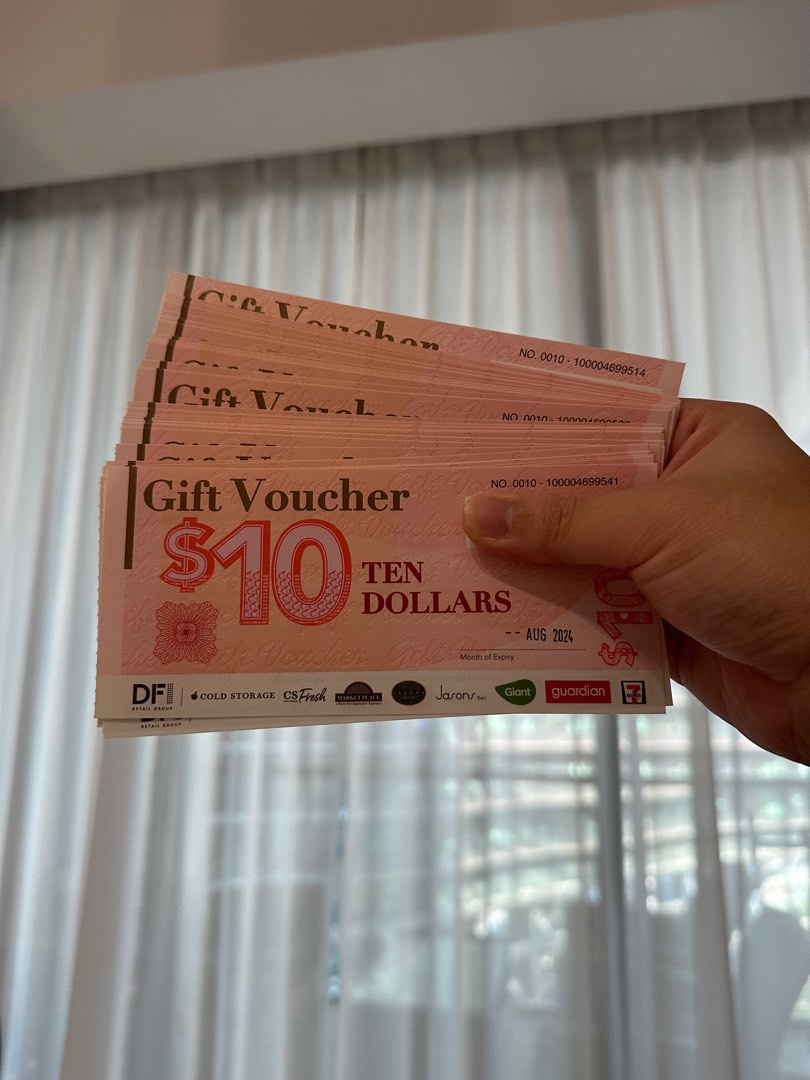 ($495 only for $530) Cold Storage, Giant, Guardian DFI voucher, Tickets ...