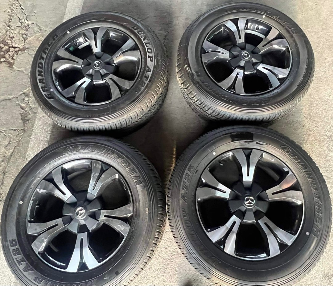 4pcs 18” Mazda BT-50 Mags 6Holes pcd 139 with/265-60-r18 Dunlop ...