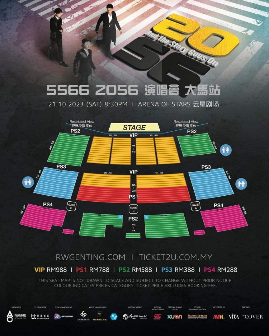5566 20th Anniversary Genting, Tickets & Vouchers, Event Tickets on Carousell