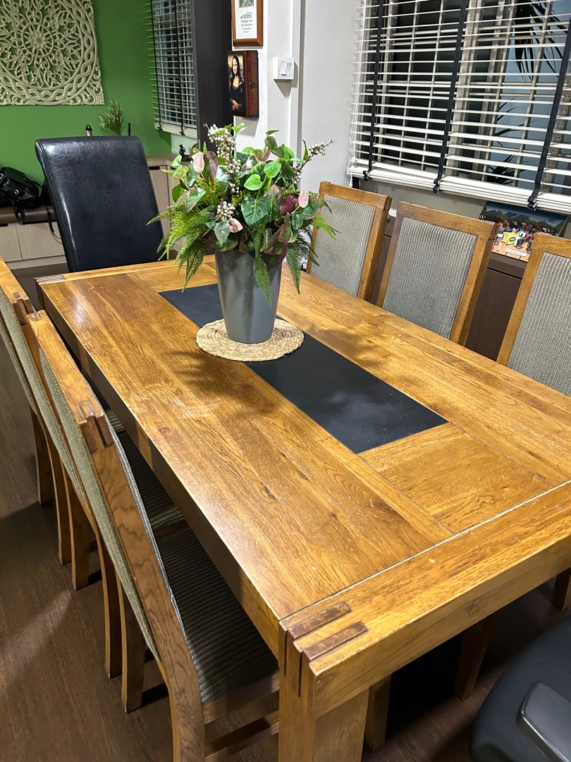 8 seater Dining Table, Furniture & Home Living, Furniture, Tables ...