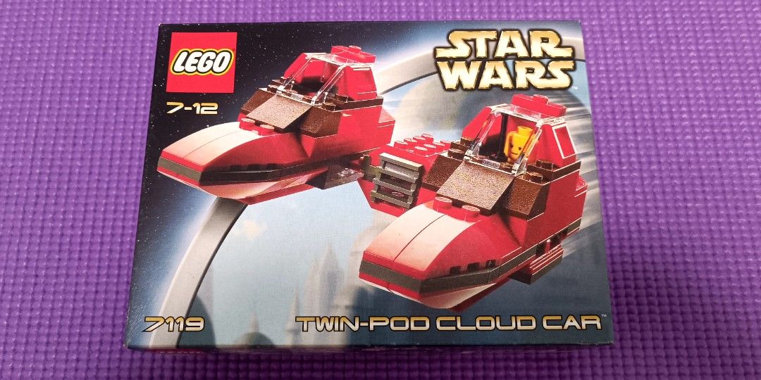 全新未開盒 Lego 7119 Twin-Pod Cloud Car Star Wars 星戰系列 (2002年出產), 興趣及遊戲, 玩具 ...