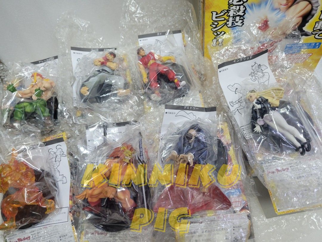 全新 MAX FACTORY CAPCOM FIGHTING JAM TRADING FIGHTER RYU GUY DEMITRI ALEX ...