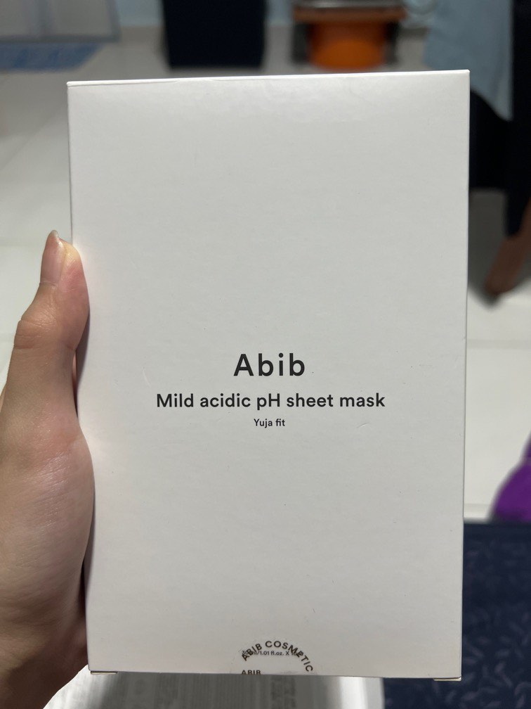 ABIB MILD ACIDIC PH SHEET MASK, Beauty & Personal Care, Face, Face Care ...
