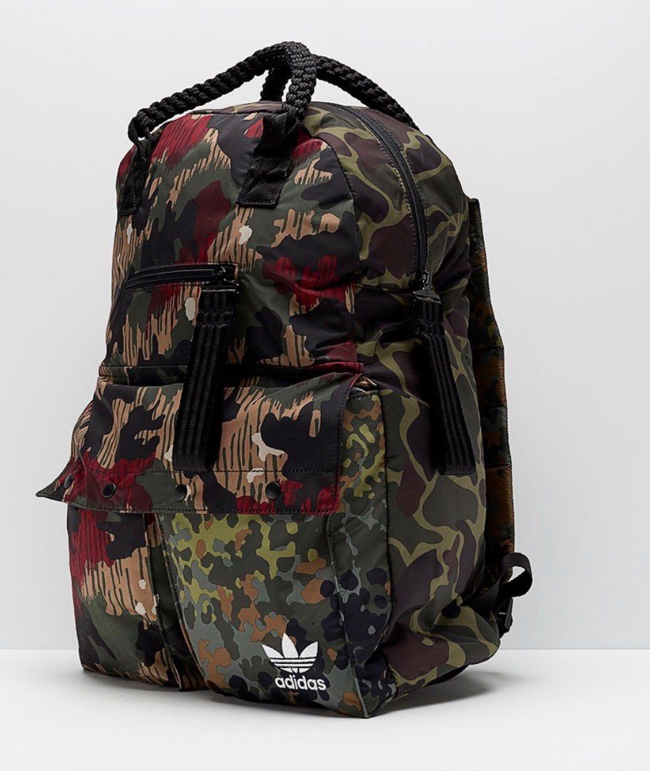 Adidas original x Pharrell HU camo backpack, Men's Fashion, Bags ...