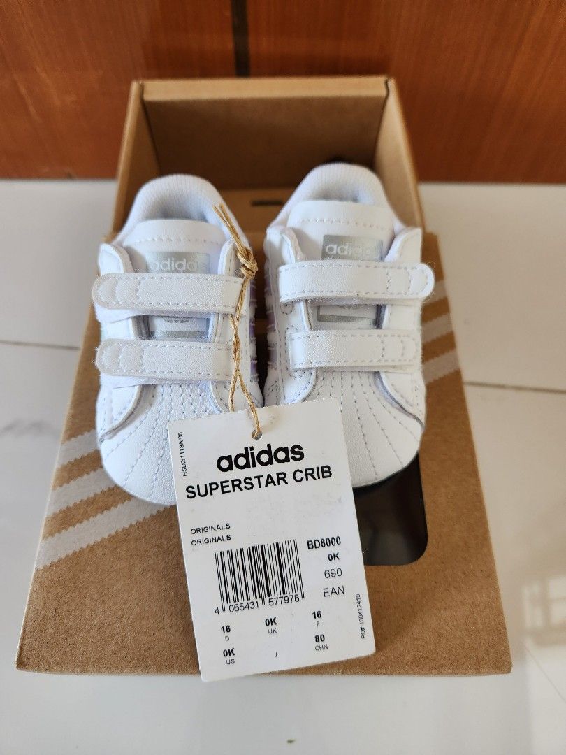 Baby Adidas Originals Superstar Shoes, Babies & Kids, Babies & Kids ...