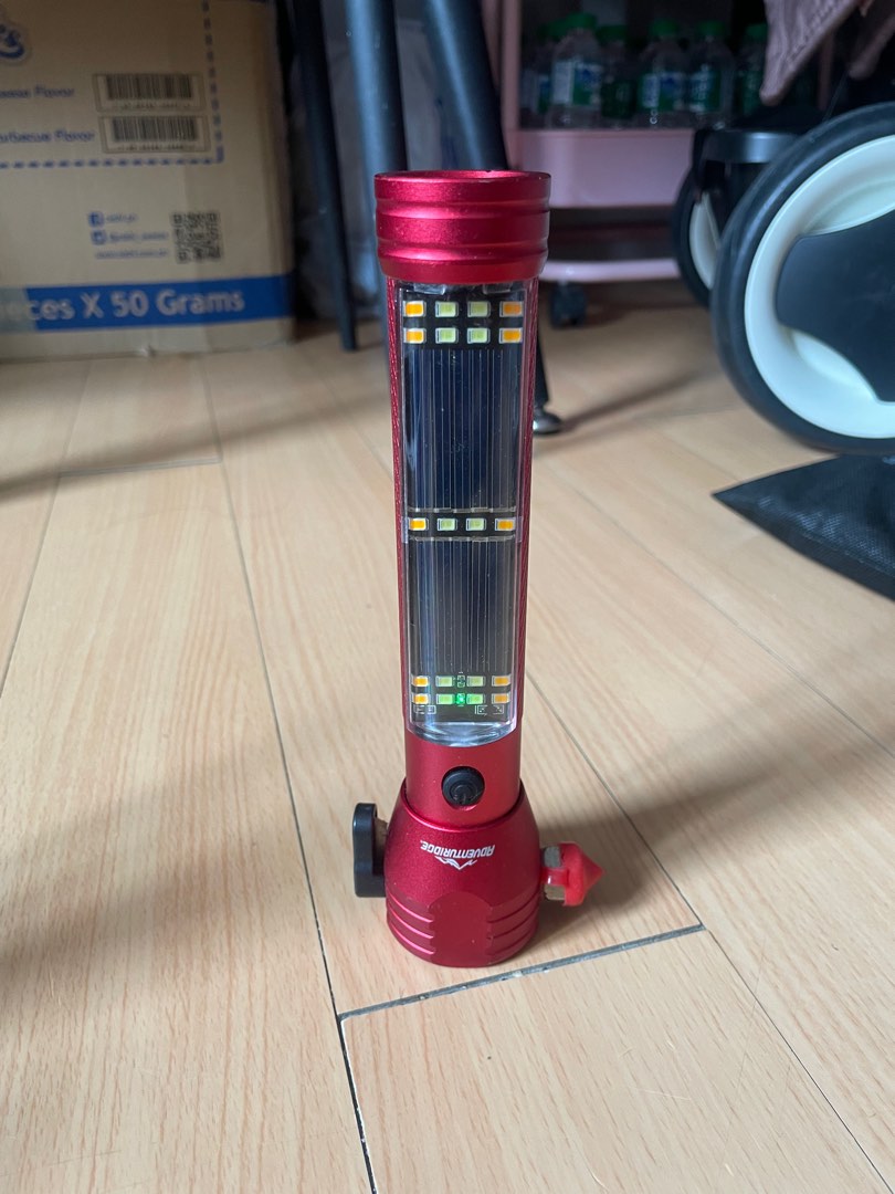 ADVENTURIDGE flash light solar authentic original, Announcements on ...