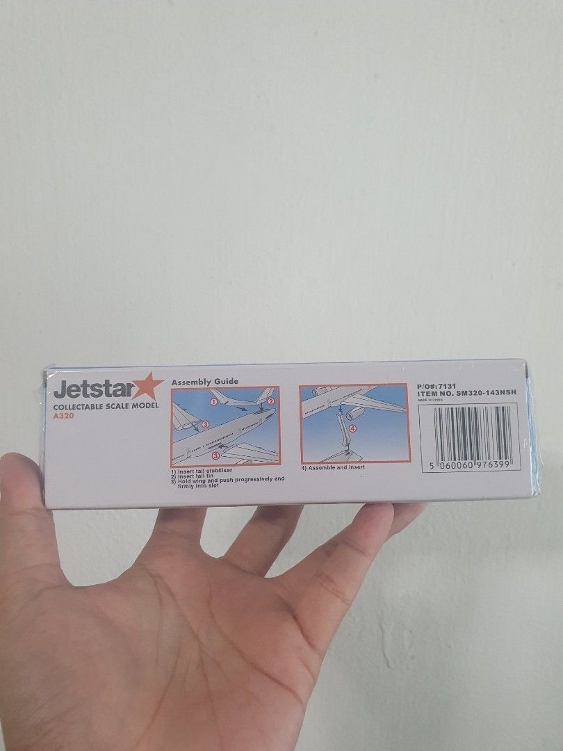 Airplane Model Jetstar A320 scale 1:200, Hobbies & Toys, Toys & Games ...