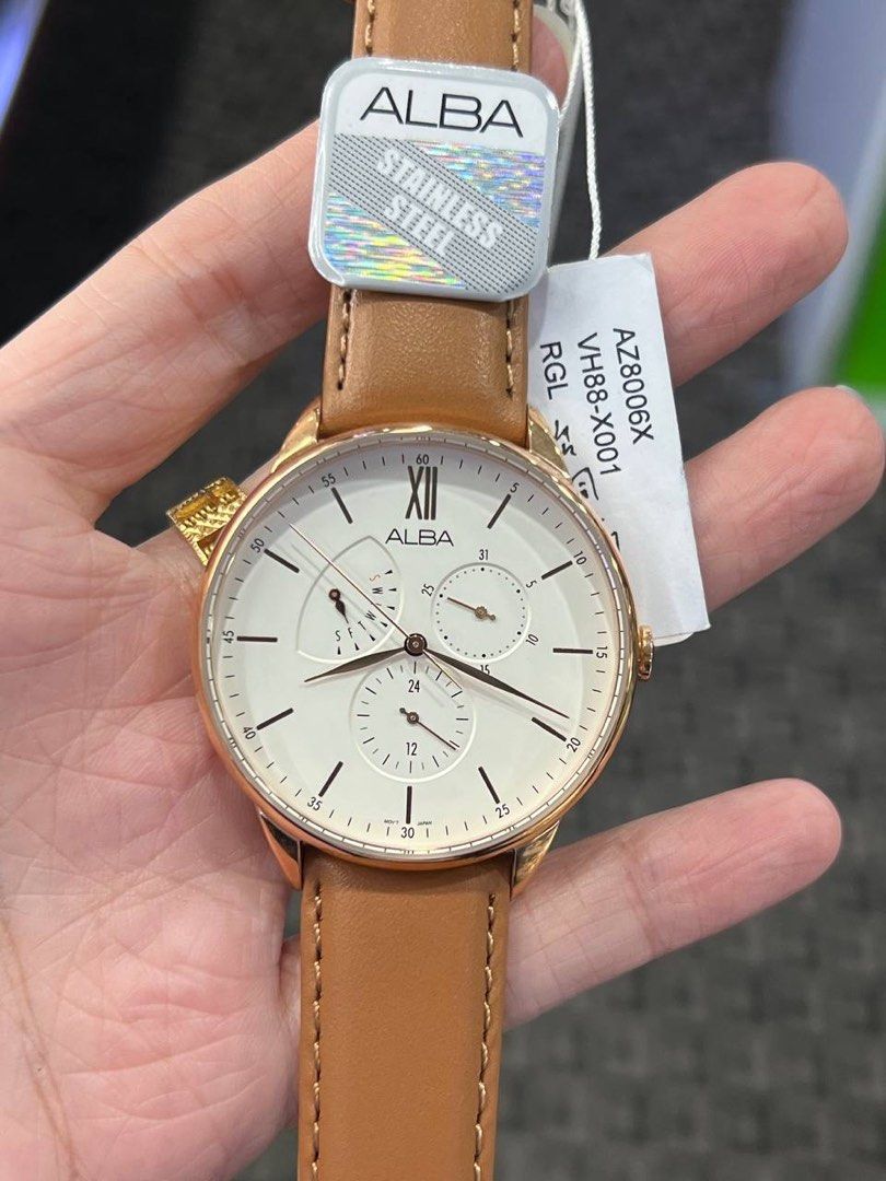 ALBA ROSE GOLD MULTI FUCTION OFFER‼️, Men's Fashion, Watches & Accessories, Watches on Carousell