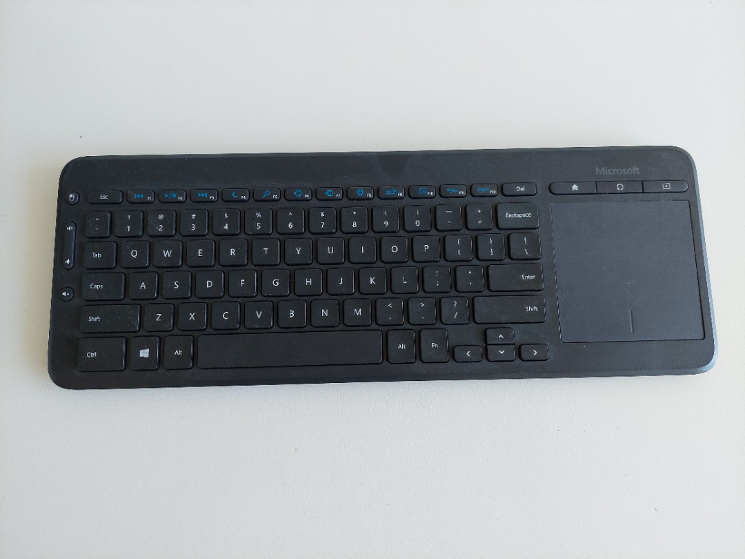 Microsoft All-in-One Media Wireless Keyboard, 電腦＆科技, 電腦周邊及配件, 電腦鍵盤及相關產品 ...