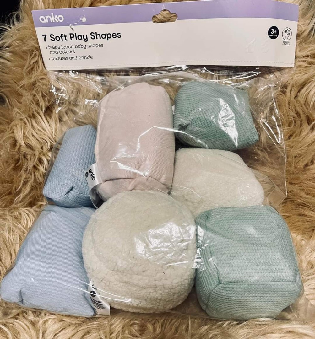 Anko Soft Play Shapes - 7pcs, Hobbies & Toys, Stationary & Craft ...