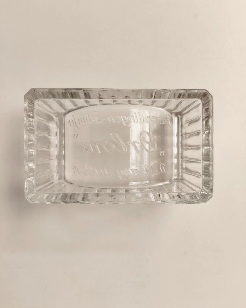 Antique "Orlon Rasierklingen - Schärfer" - Glass Razor Hone, made in ...