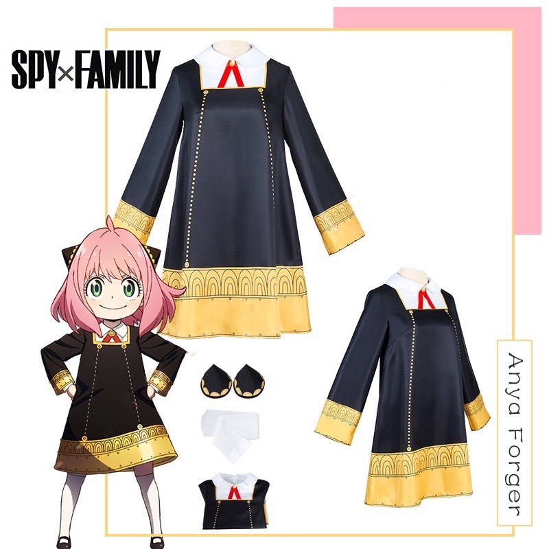 Anya costume with wig, Women's Fashion, Dresses & Sets, Sets or ...