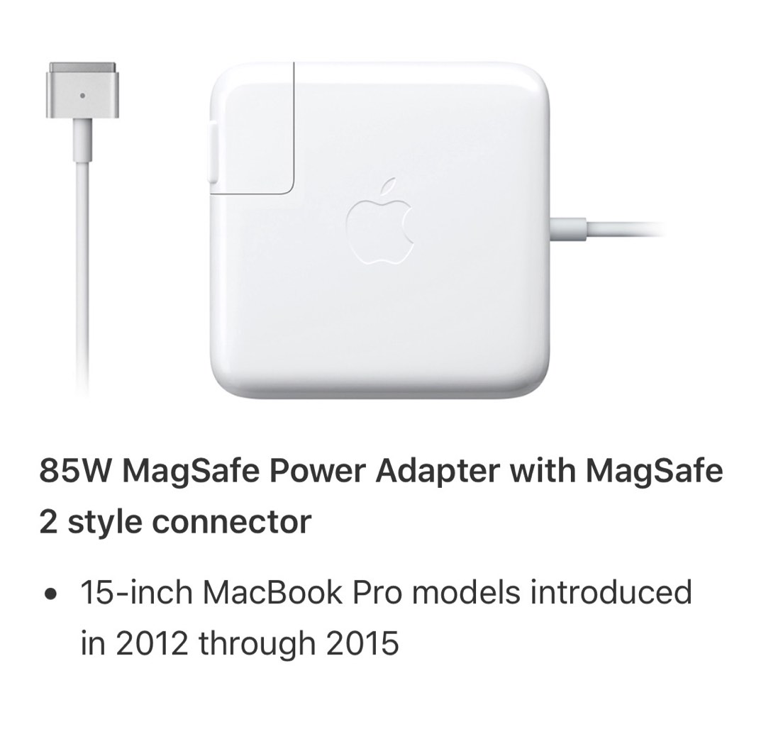 Apple MagSafe 2 Power Adapter BNIB, Computers & Tech, Parts ...
