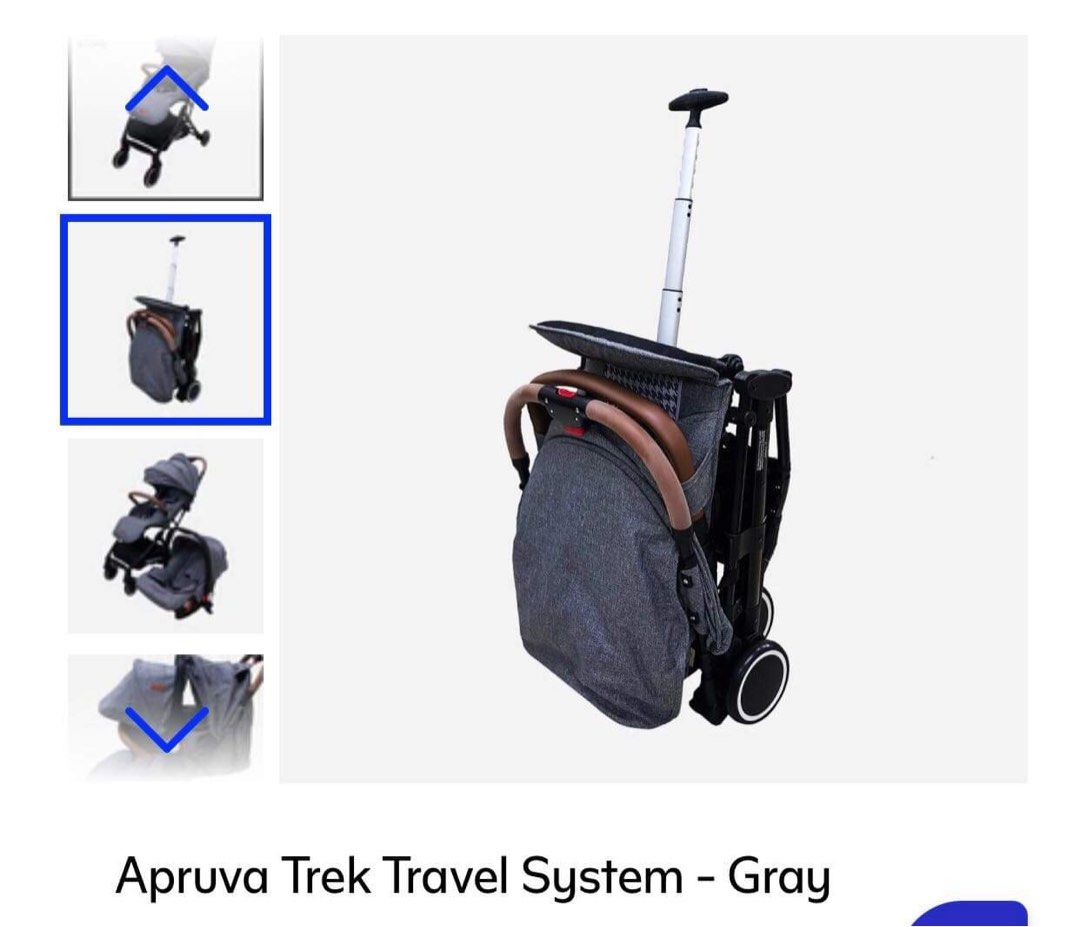 APRUVA STROLLER WITH CARRIER, Babies & Kids, Going Out, Strollers on ...