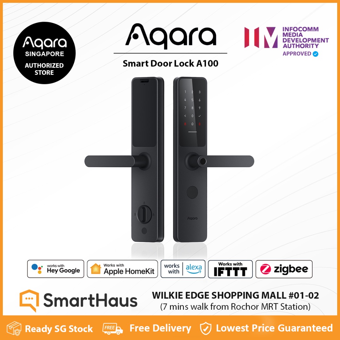 Aqara Smart Door Lock A100 | Smart Home Device, Furniture & Home Living ...