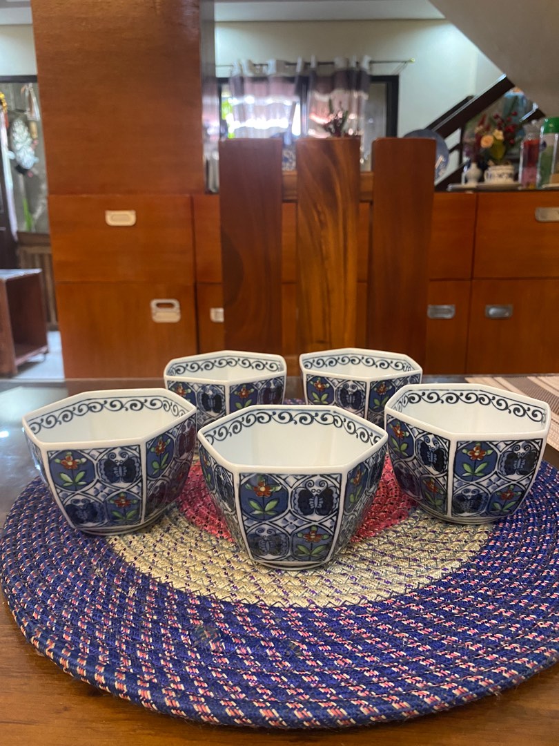 Arita Bowls - 5 pcs, Furniture & Home Living, Kitchenware & Tableware ...