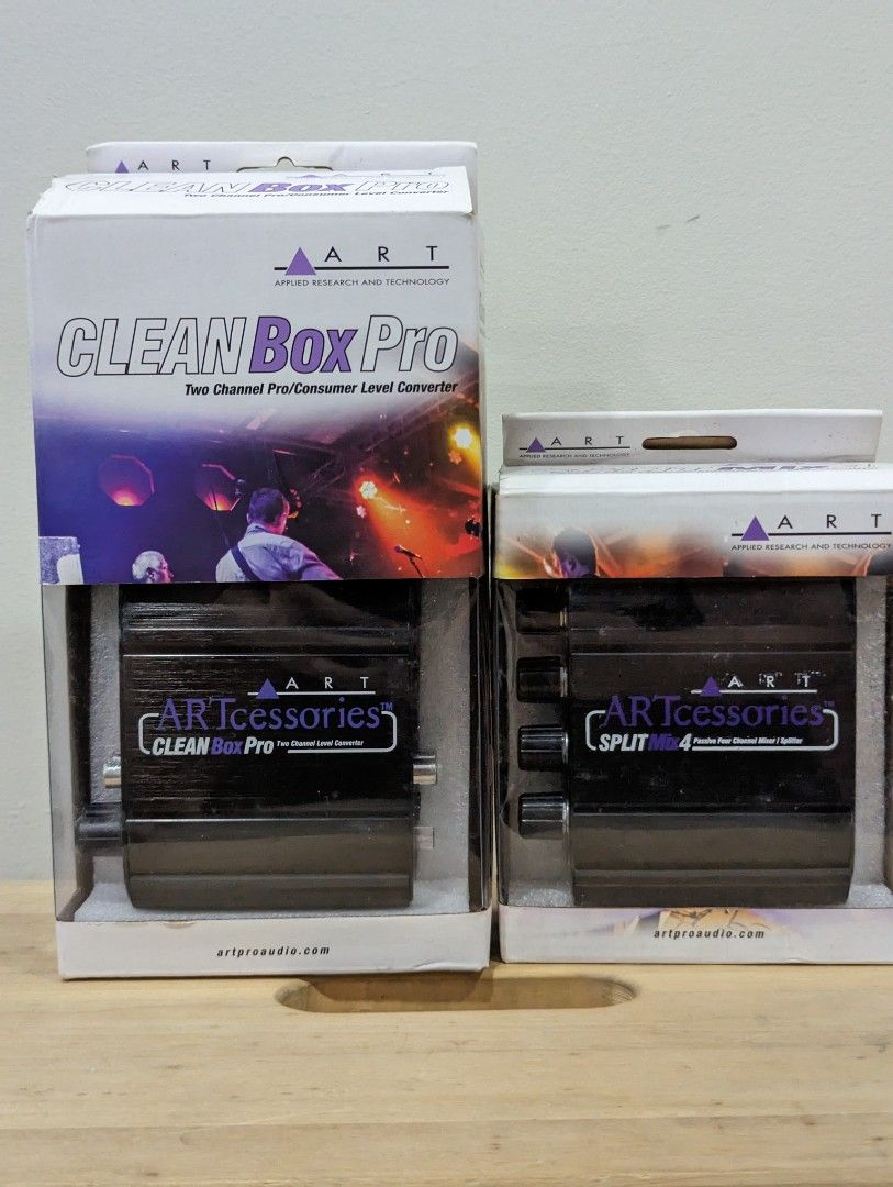 ART Clean Box Pro & Split Mix 4, Hobbies & Toys, Music & Media, Music Accessories on Carousell