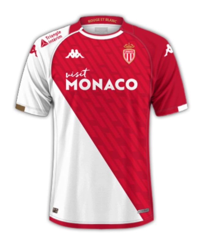 AS Monaco 23/24 Home | Away | Third Jersey Kit, Men's Fashion ...
