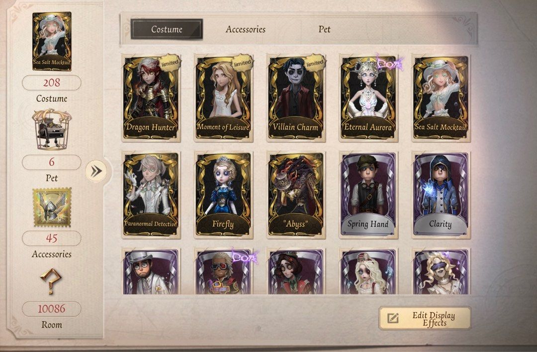 [IDV-Asia] Identity V Game Account (NEGOTIABLE), Video Gaming, Gaming ...