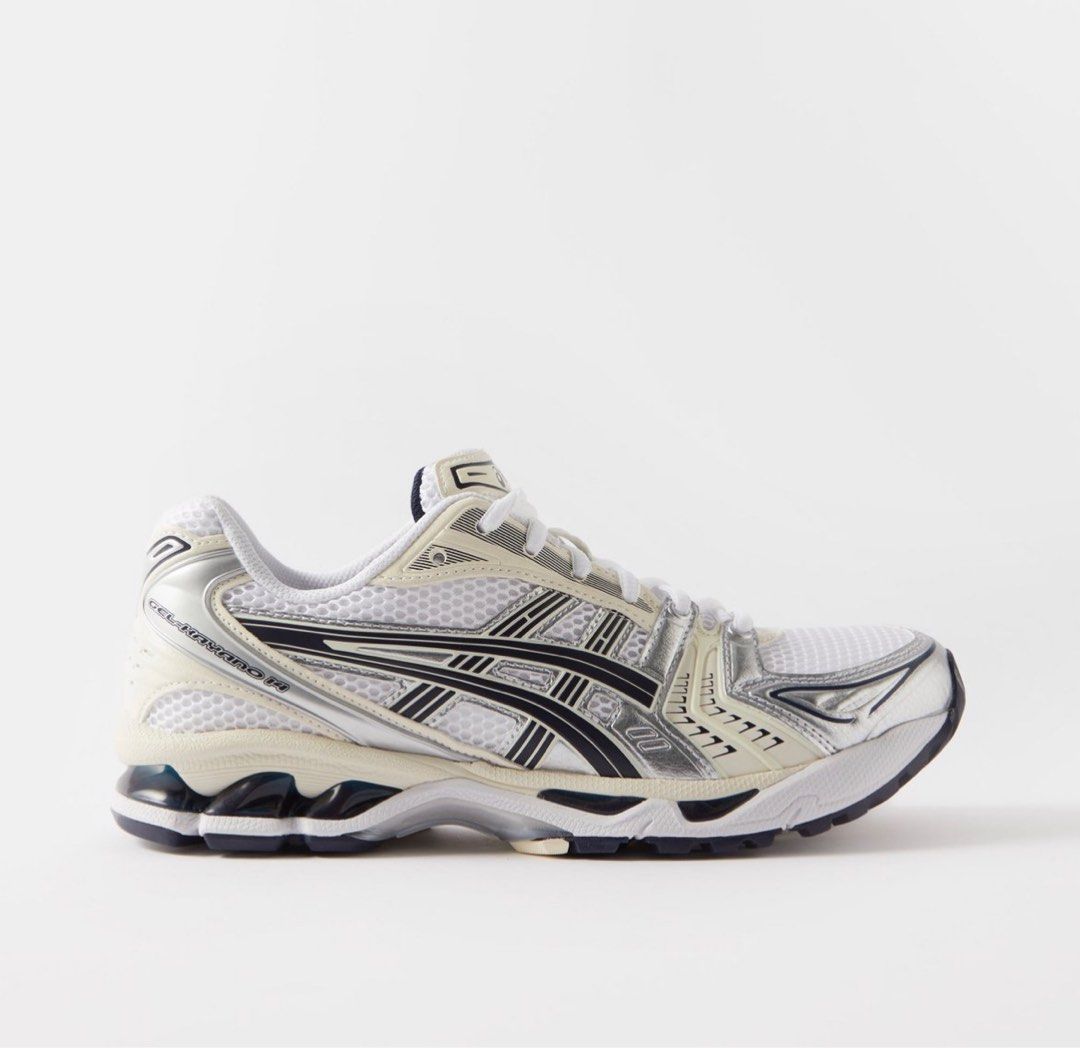 Asics gel kayano 14 white midnight kith 1130, 男裝, 鞋, 波鞋 - Carousell
