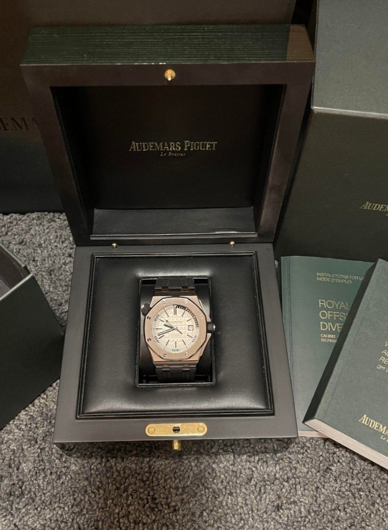 Audemars Piguet 15710 White, Luxury, Watches on Carousell