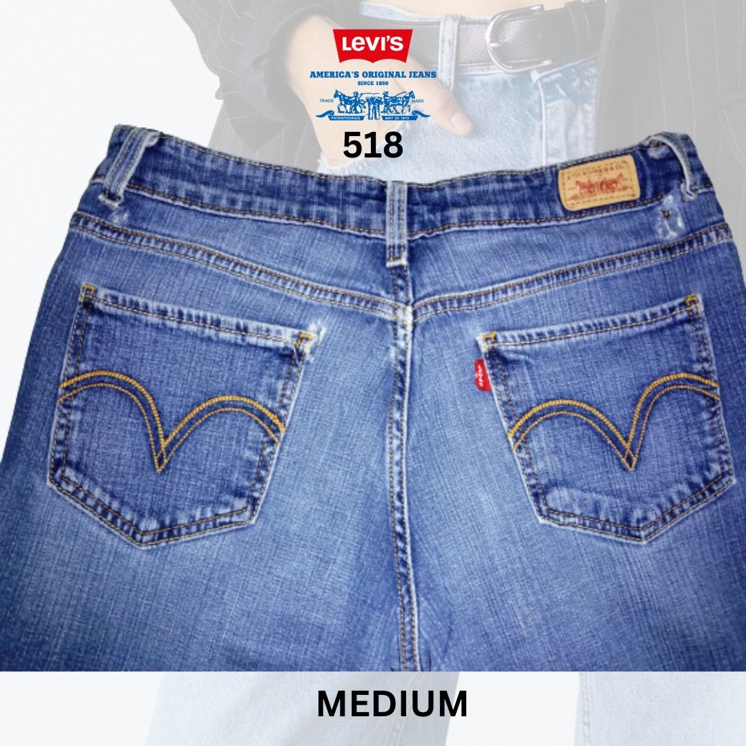 Authentic Levi's 518 for Women, Women's Fashion, Bottoms, Jeans on Carousell