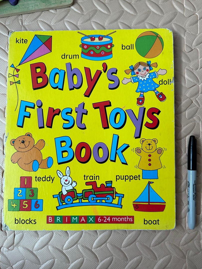 Baby’s First Toys Book, Hobbies & Toys, Books & Magazines, Children's ...
