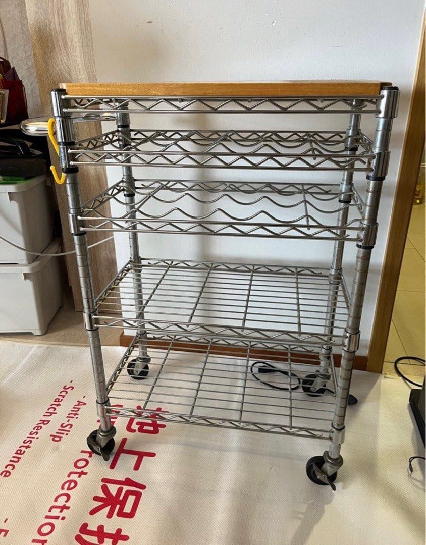 Bar Counter Trolley, Furniture & Home Living, Furniture, Shelves ...