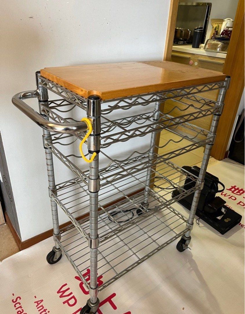 Bar Counter Trolley, Furniture & Home Living, Furniture, Shelves ...