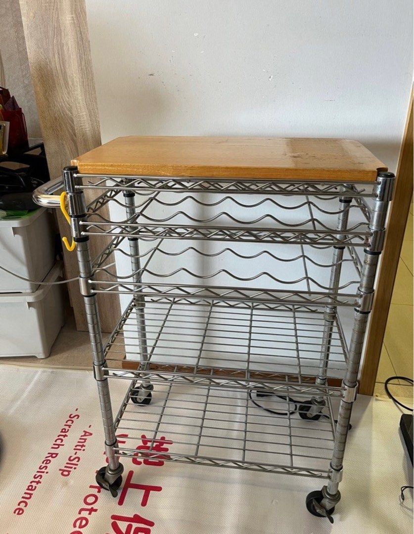 Bar Counter Trolley, Furniture & Home Living, Furniture, Shelves ...