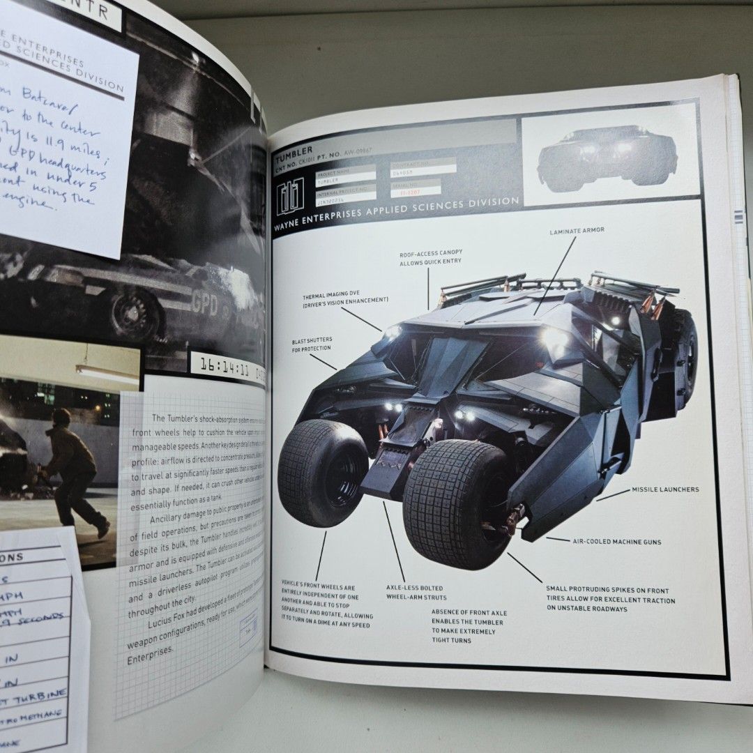 Batman - The Dark Knight Manual - Tools Weapons Vehicles and Documents ...