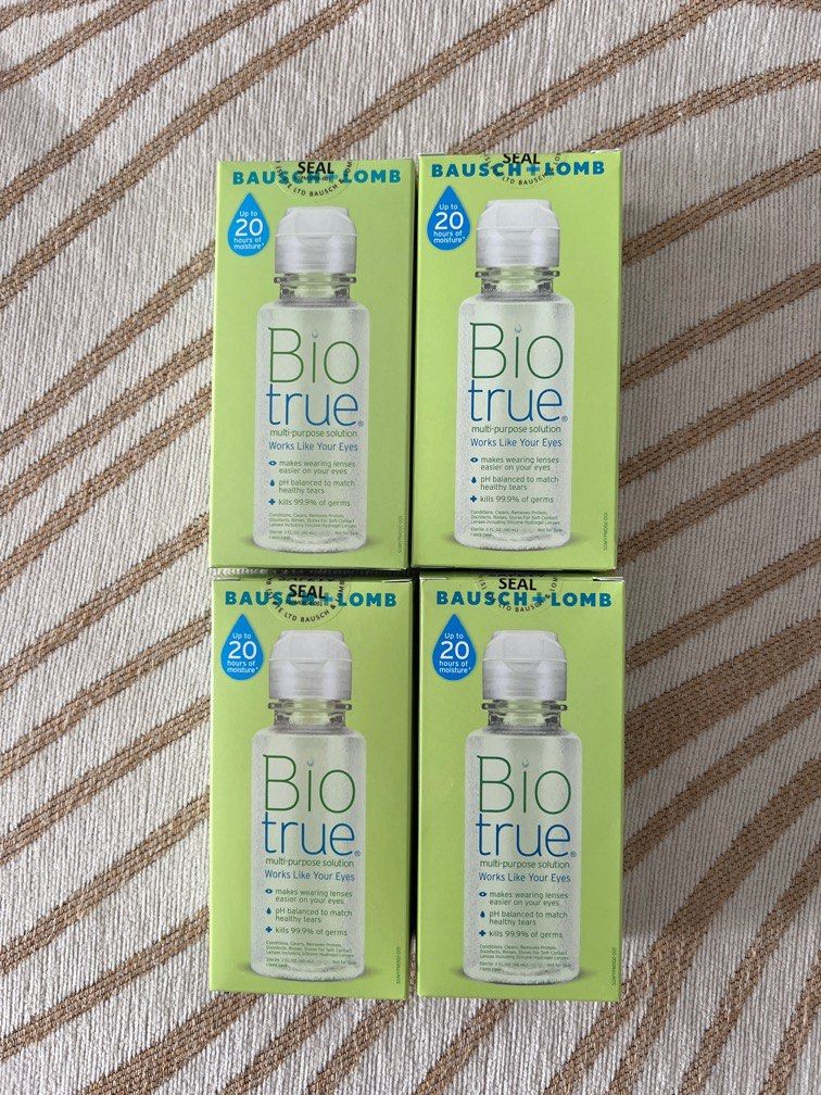 Bausch & Lomb Bio True Multi-Purpose Contact Lens Solution (60ml Travel ...