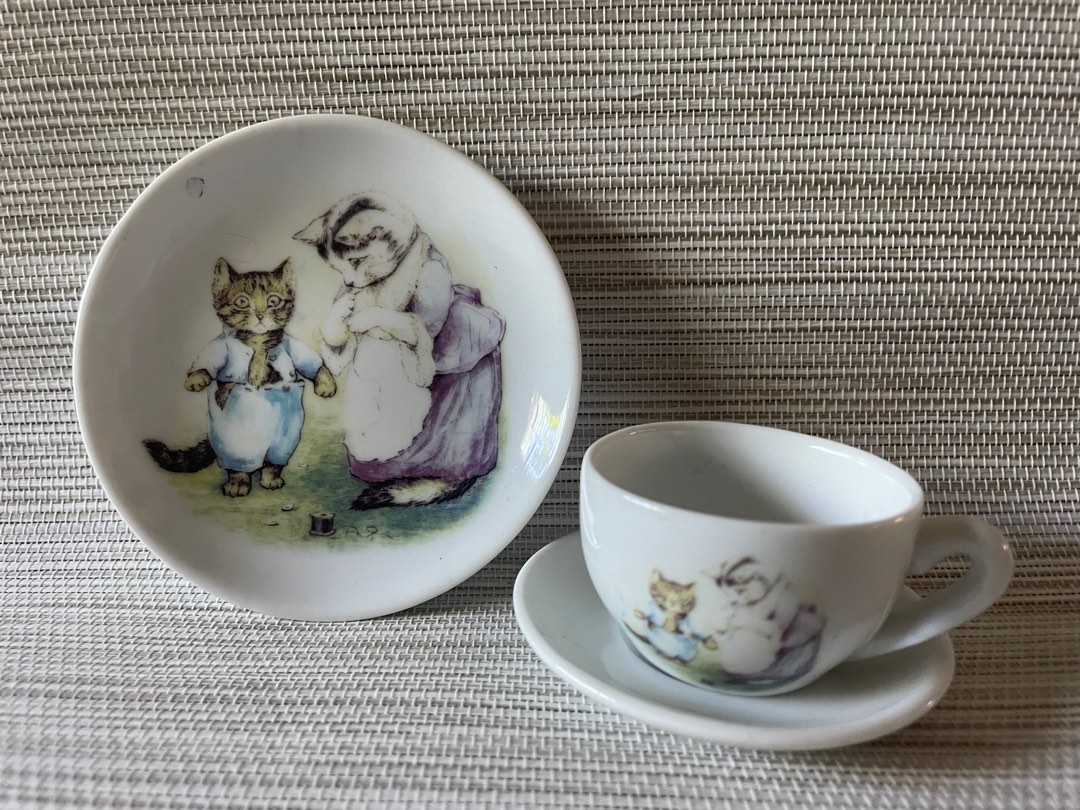 Beatrix Potter Peter Rabbit Mini Cup and Saucer Set, Furniture & Home ...