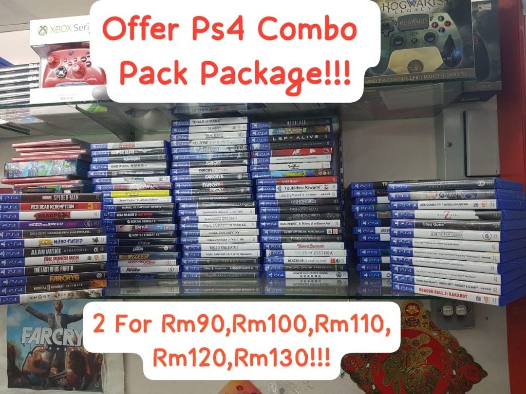 Biggest Offer Ps4 Combo Pack Buy 2 Games For Rm90,Rm100,Rm110,Rm120,Rm130!!!, Video Gaming ...