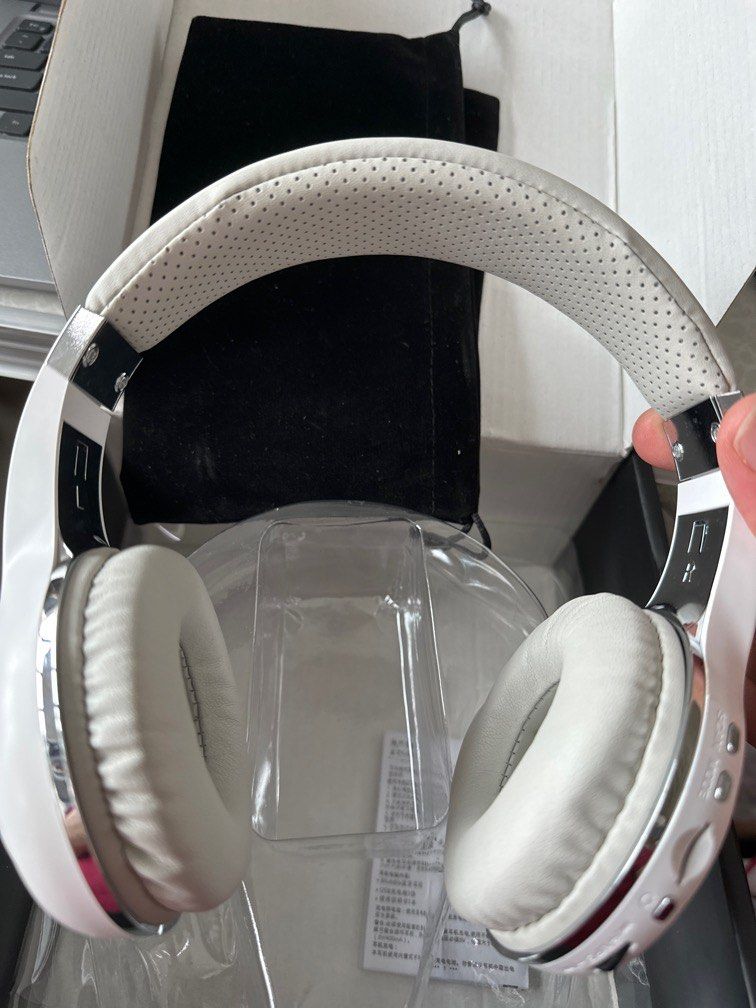 Bluedio H+ Turbine Headset (White), Audio, Headphones & Headsets on ...
