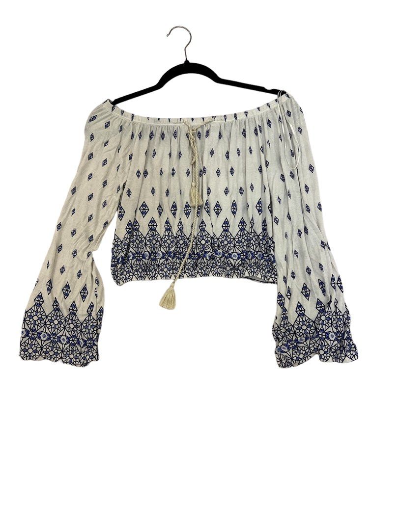 Boho off shoulder, Women's Fashion, Tops, Blouses on Carousell