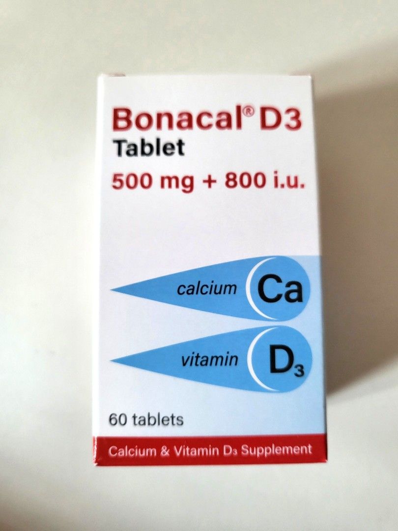 Bonacal Calcium D3, Health & Nutrition, Health Supplements, Vitamins ...