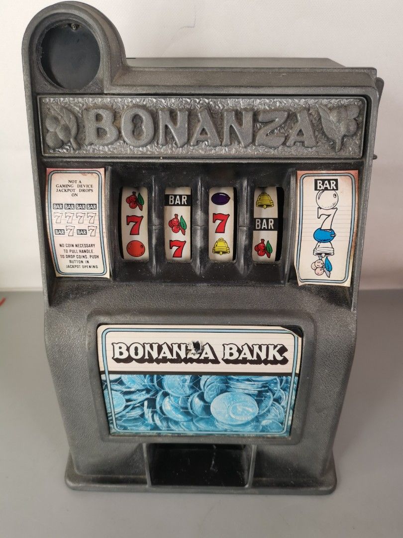BONANZA BANK JACKPOT MACHINE COIN BANK, Hobbies & Toys, Toys & Games on ...