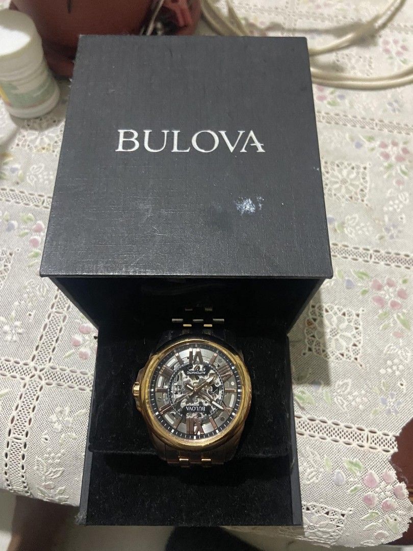 Bulova Mens Watch 98a166 classic automatic (Authentic), Men's Fashion ...