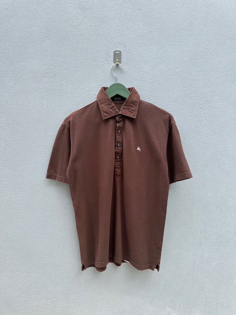 Burberry Black Label Polo Tee A146, Luxury, Apparel on Carousell