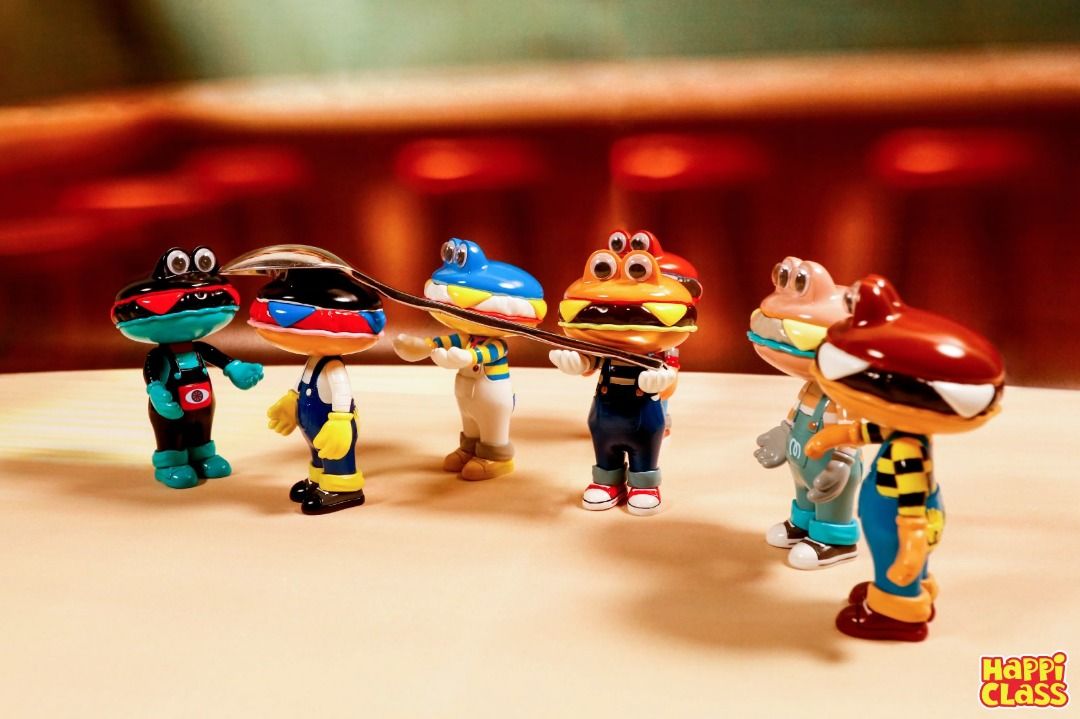 BURGER KUN BLIND BOX SERIES BY HAPPI CLASS, Hobbies & Toys, Toys ...